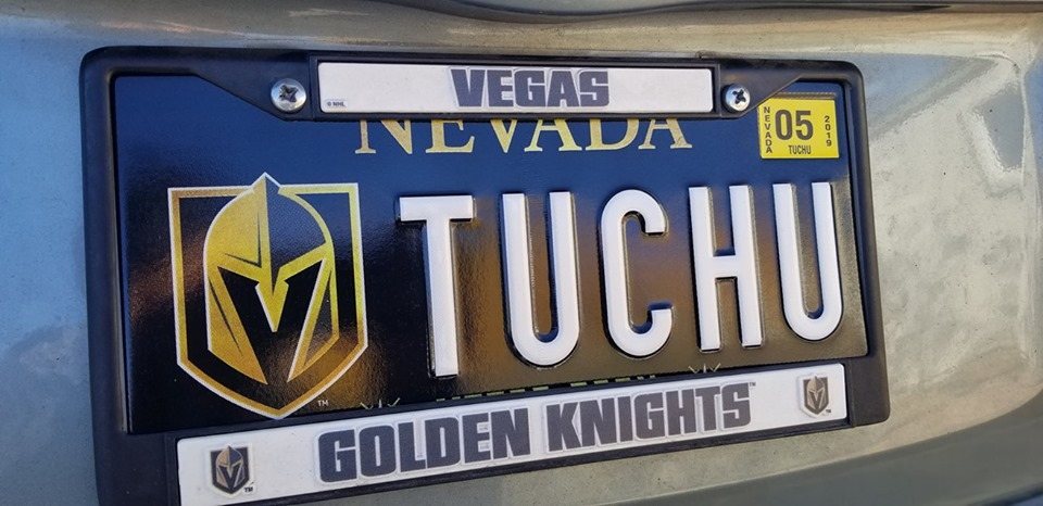 License Plate | Vegas Golden Knights