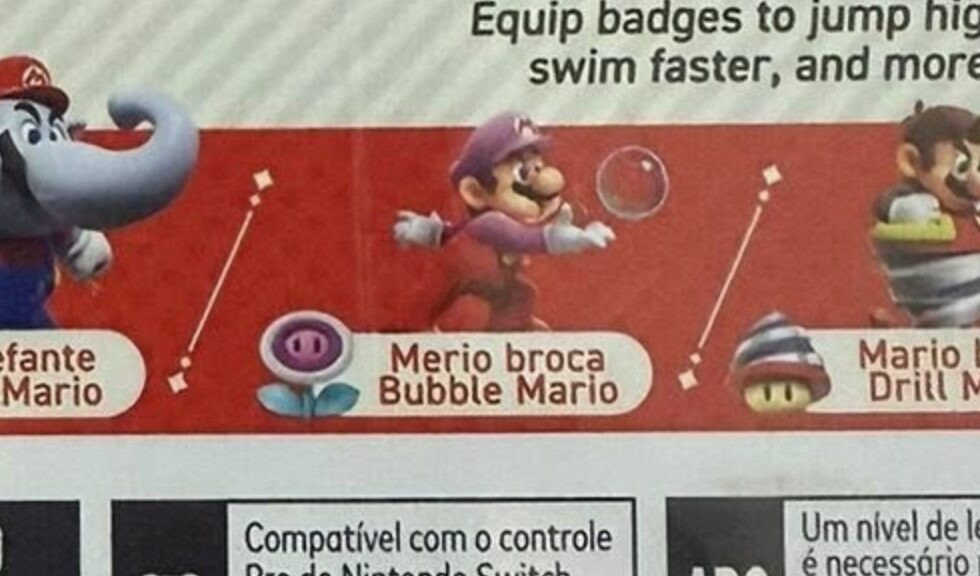 Esta carátula que dice "Merio" en vez de "Mario" ya se revende por más ...